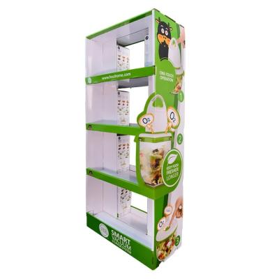 China Retail / Promotion Cardboard Floor Displays Customizable In CMYK / Pantone Printing for sale