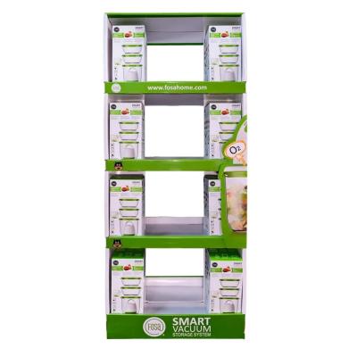 China Retail / Promotion Cardboard Floor Displays Customizable In CMYK / Pantone Printing for sale