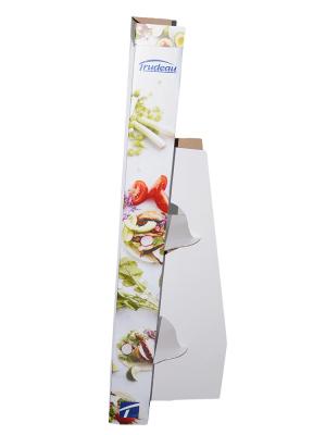 China Wall Mounted Retail Pegboard Hook Display Custom Made 4 Color Pantone Printing for sale