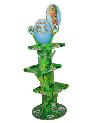 China Honeycomb Board Cardboard Display Stand For Promotions And Advertising for sale