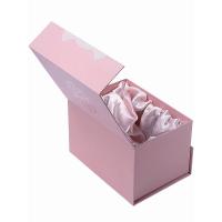 China Rectangular Pink Gift Packaging Boxes CMYK Printing Customized for sale