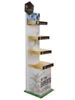 China Custom Matte Cardboard Display For Floor With Offset / Digital Printing Technology for sale