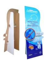 China Customized Cardboard Advertising Standee Display With Lamination for sale