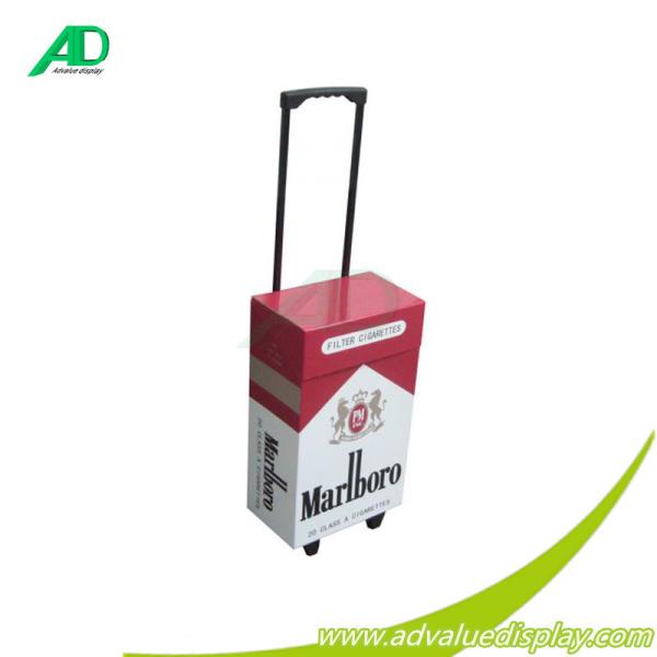 Personalized Paper Cardboard Suitcase Eco Friendly Cardboard Box Trolley