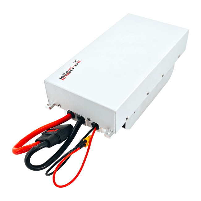 WF-1000S50-4K Tethered UAV Power Supply unit showing compact design and wiring terminals