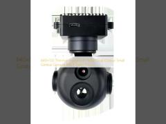 640×512 Thermal Imaging IP HDMI Dual Output Small Gimbal Camera 1080P Fixed Focus