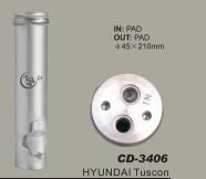 Cina Condizionatore d'aria con ricevitore d'argento Conditionatore d'aria per auto Condizionatore d'aria con ricevitore di asciugatrice per Hyundai Tucson in vendita