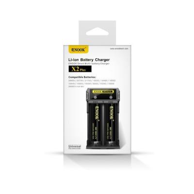 Cina Enook X2 18650 Caricabatterie agli ioni di litio DC 5V 2A Con cavo USB in vendita