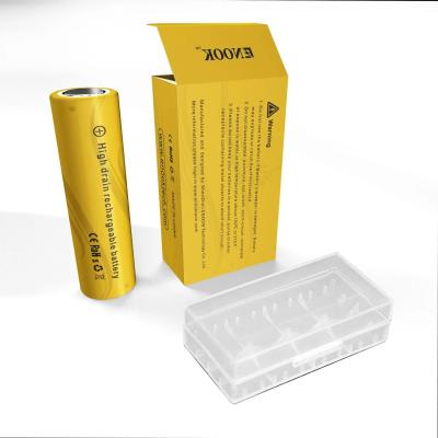 Cina Doublepow Prezzo all'ingrosso 18650 3.7V 2200mah batteria ricaricabile 40A 3.7V mod 18650 batteria gialla agli ioni di litio in vendita
