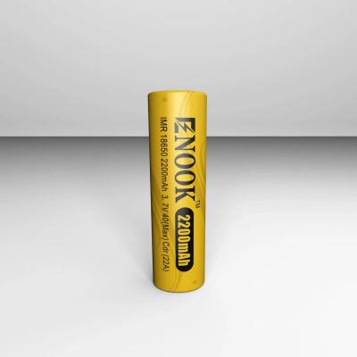 Cina Doublepow Prezzo all'ingrosso 18650 3.7V 2200mah batteria ricaricabile 40A 3.7V mod 18650 batteria gialla agli ioni di litio in vendita