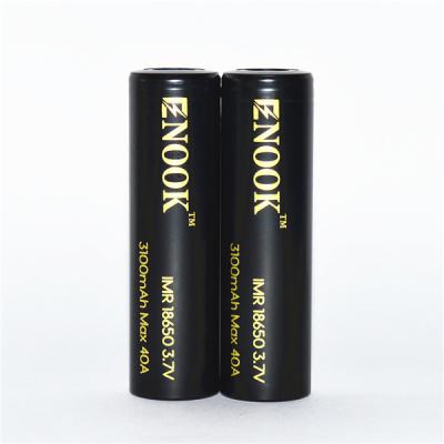 Cina Enook 100%batteria originale 18650 3.7V 3100mah 40A batteria al litio a piena capacità per e-bike in magazzino in vendita