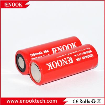 中国 18490 シリンダー リチウムイオンバッテリーセル 1200mAh 3.7V 20A 電動自転車用 販売のため