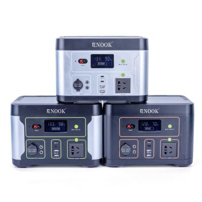 Cina Fabbricante Stazione elettrica portatile da 500 W con pannello solare pieghevole da 100 W Sistema di energia solare da 500 W per uso domestico ed esterno in vendita