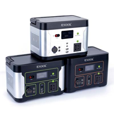 Cina Fabbricante Stazione elettrica portatile da 500 W con pannello solare pieghevole da 100 W Sistema di energia solare da 500 W per uso domestico ed esterno in vendita