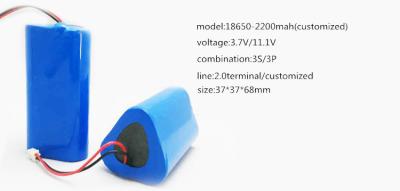 Cina 3S3P 18650 Batteria agli ioni di litio 2200mah 3.7V 11.1V Per utensili elettrici in vendita