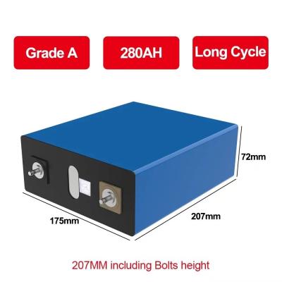 Cina Batteria a ciclo profondo monoomero agli ioni di litio di grado A 300Ah 3,2V in vendita