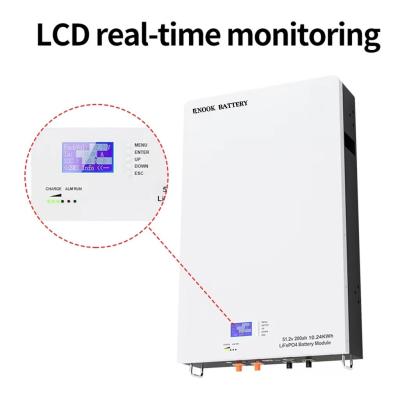 China 51.2V LiFePO4 Solar Home Energy Storage Battery Customized For Hybrid Inverter for sale
