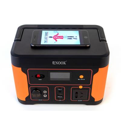 Cina Enook Emergency Outdoor 300w 500w 600w 1000w 1500w 2000w 3000w Batteria solare Stazione elettrica portatile con pannello solare in vendita