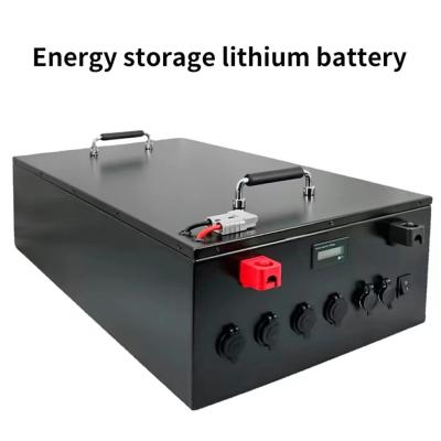 Cina Nera 51.2V 200Ah Batteria per servers 10KW Batteria ricaricabile LiFePo4 al litio in vendita