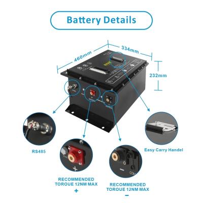 Cina Grade A Automatic Cells Lithium Ion Golf Cart Battery For OEM/ODM Requirements in vendita