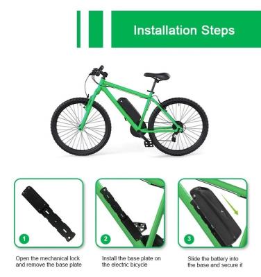 Cina Batteria ad alte prestazioni per biciclette elettriche per Hailong Case 250w/350w/500w Motore Nero in vendita