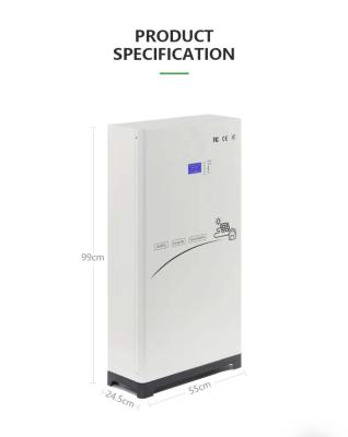 Cina Sistema di accumulo di energia solare efficiente, batteria al litio LifePO4 leggera 90 kg in vendita