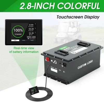 Cina 51.2V Lithium Iron Phosphate Battery With Smart BMS For Golf Cart in vendita