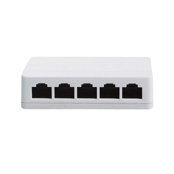 Εμπορικός 4K 10Gbps Unmanaged Ethernet διακόπτης γραφείων διακοπτών μικρός