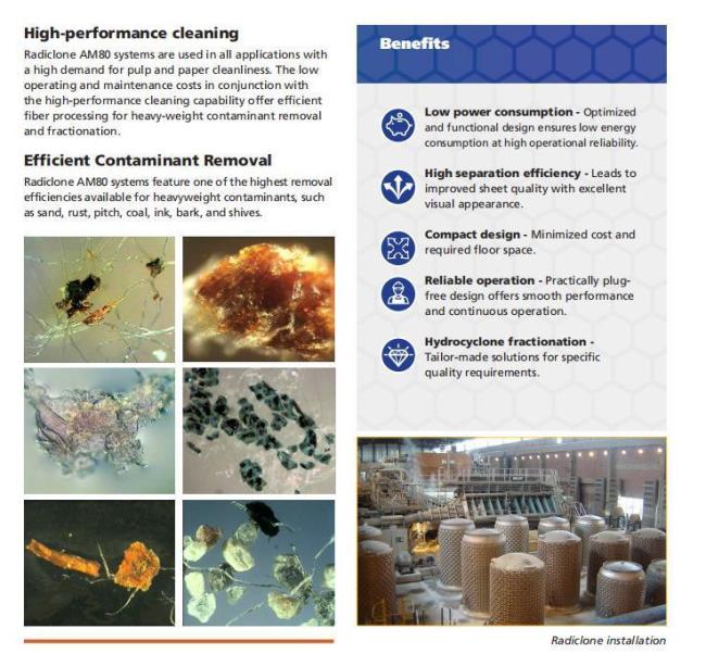 Am80 Centricleaner System Paper Pulp Mill