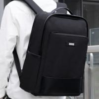 China Water Resistant RPET Roll Top Laptop Backpack 16 inch 750g Custom Logo for sale