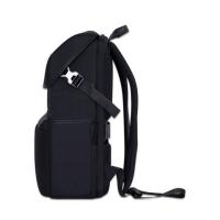China Eco-Friendly 15.6 Inch Laptop Backpack Water Resistant RPET Travel Business Bag for sale