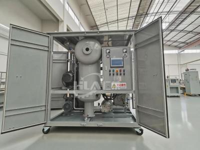 China Vacuum Structure Mobile Oil Purifier with Water Content ≤3ppm and Pressure ≤0.4 Mpa for sale