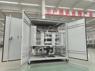 China Water Content ≤3ppm Vacuum Level -0.06～-0.099 Mpa Device of Mobile Oil Purifier with Design and Performance for sale