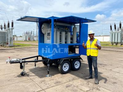 China Automatic Manual Operation Mobile Oil Purifier with Filtering Particles ≥99.5% and ≤1 Micron Filtering Precision for sale