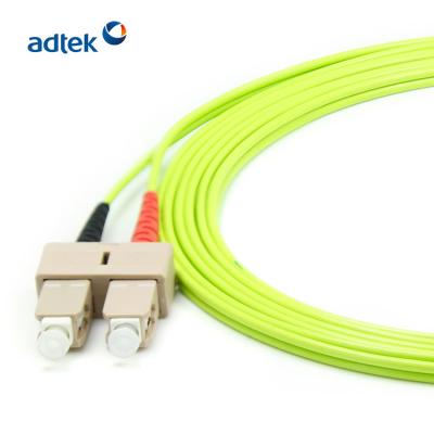 Cina lo Sc di 0.9mm alla toppa della fibra mista dello Sc cabla OM5 il duplex LSZH/PVC in vendita