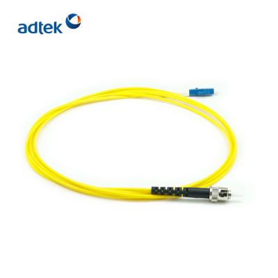 China LC ST Kabel 9/125 van het Vezelflard Singlemode Simplex 0.9mm Koord van het Optische Vezelflard Te koop