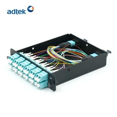 Cina Cassette a fibra ottica MPO/di MTP LGX 12 porti 24 fibre OM3 in vendita