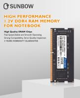 China TCSUNBOW DDR4 Memory SODIMM Series for sale