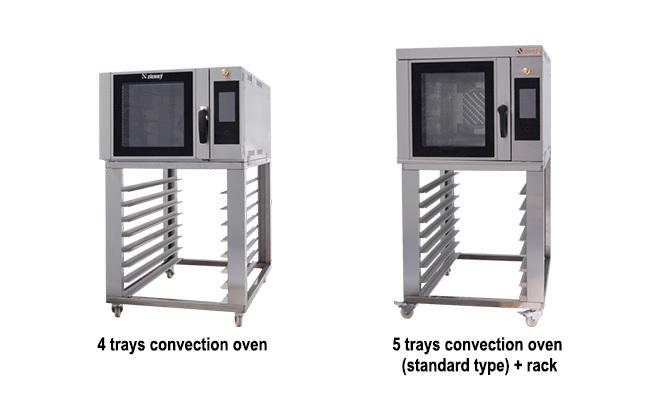Commercial convection oven technical specifications diagram