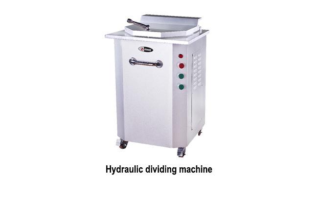Hydraulic dough divider rounder machine