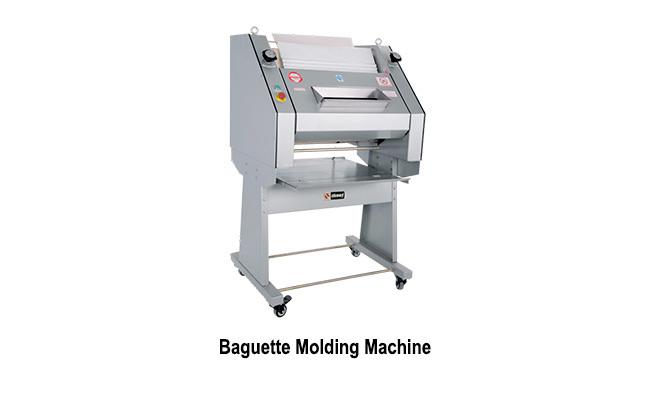 French Baguette Moulder Machine in operation