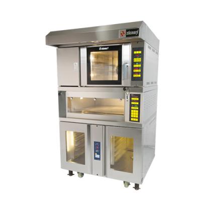 中国 ヨーロッパ2デッキ2トレイオーブン 商業用電気コンベクションオーブン 4トレイ 販売のため