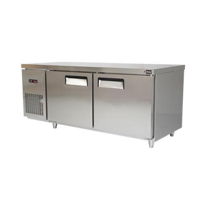 China Smart Refrigerated Workbench 3 Door Prep Fridge Pizza Prep Counter Fridge for sale