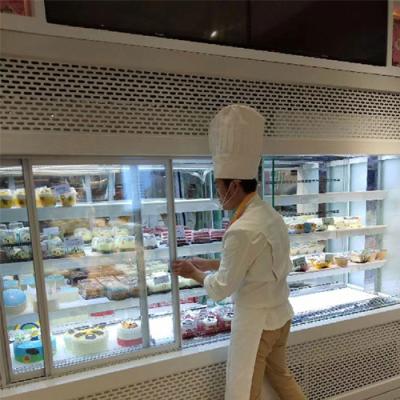 China 4 Layers Cake Display Freezer Explosion Proof Bakery Freezer Counter Frost Free for sale