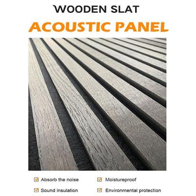 Cina Pannello di parete interna acustico di legno delle stecche del MDF 2400*600*22mm in vendita