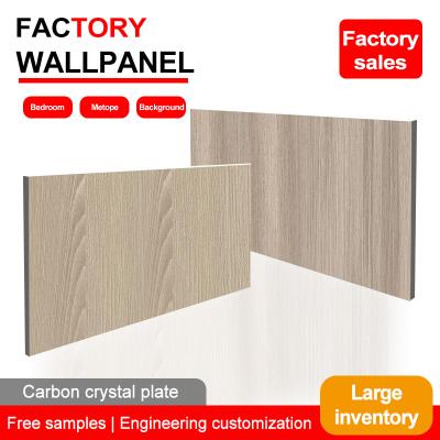 Cina Prodotto in vendita a caldo 5MM 8MM Legno Grano Legno Veneer Bambù Carbone di legno Pannello da parete PVC in vendita