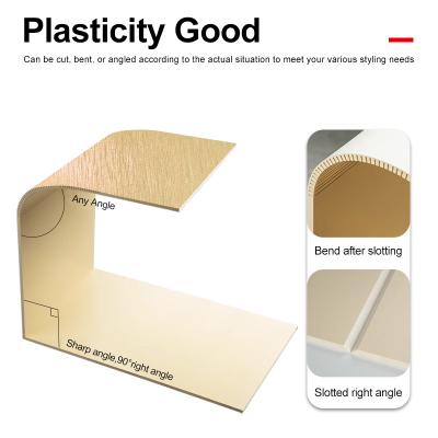 Cina PVC Decoration Bamboo Charcoal Wood Metal Wall Board High Density Interior Wall Panels in vendita