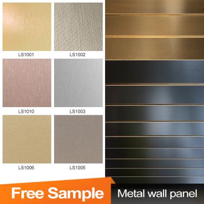 Cina PVC Decoration Bamboo Charcoal Wood Metal Wall Board High Density Interior Wall Panels in vendita