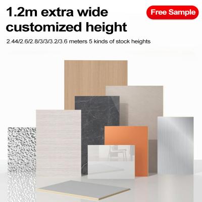 Cina Modern Attractive 5MM High Gloss Wall Marble Panel For Interior PVC Marble Sheet in vendita