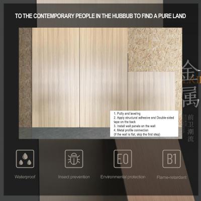 Cina Dimensione personalizzata Tavola da parete in bambù carbone interno Decorazione della parete in vendita